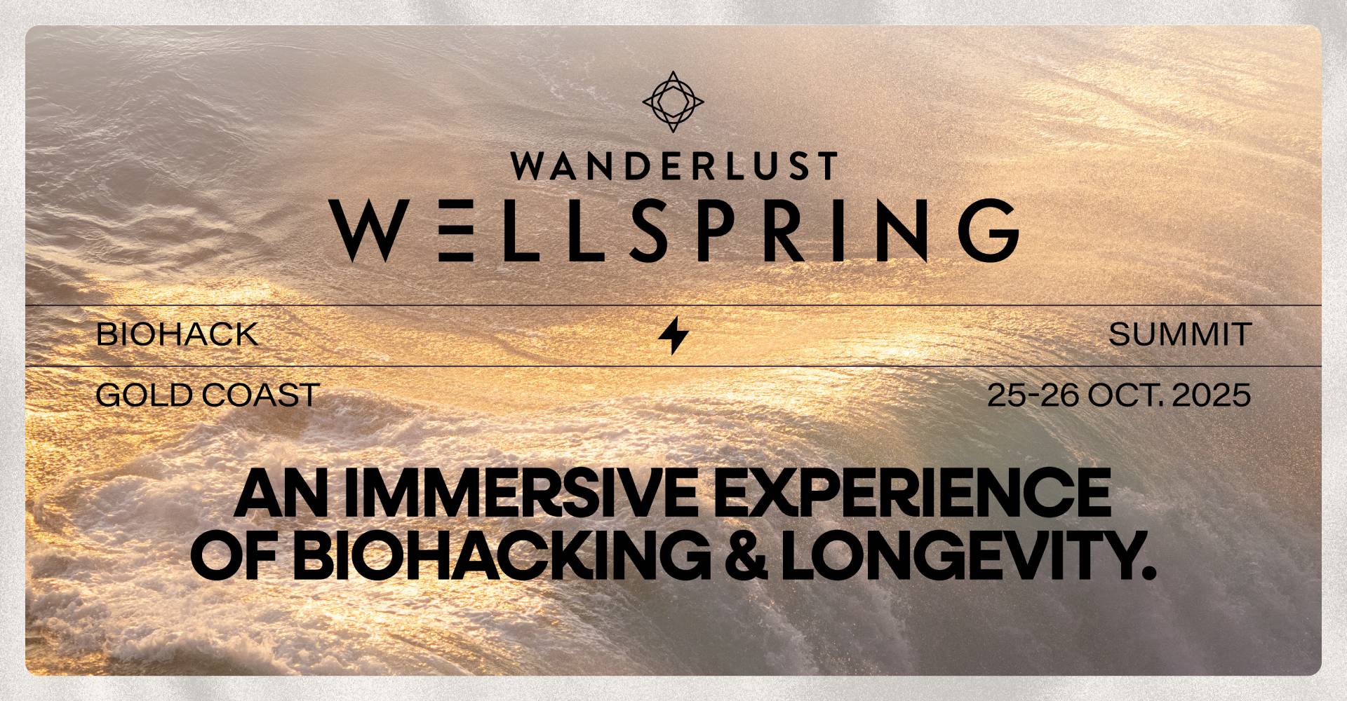 Events | Wanderlust Wellspring 2025: Biohacking & Longevity
